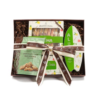 Aloha Gift Tray - Cookie Baskets - Honolulu Cookie Company