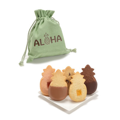 Aloha Pineapple Mini Bag - Honolulu Cookie Company